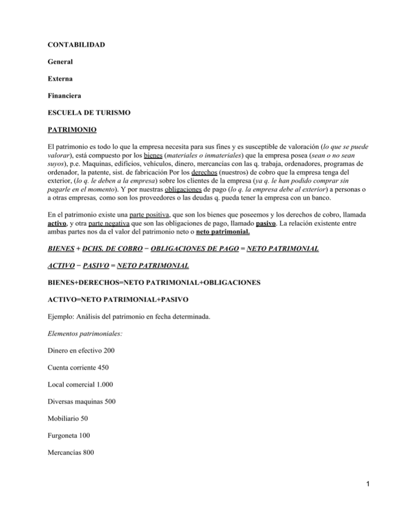 Contabilidad General Externa Financiera