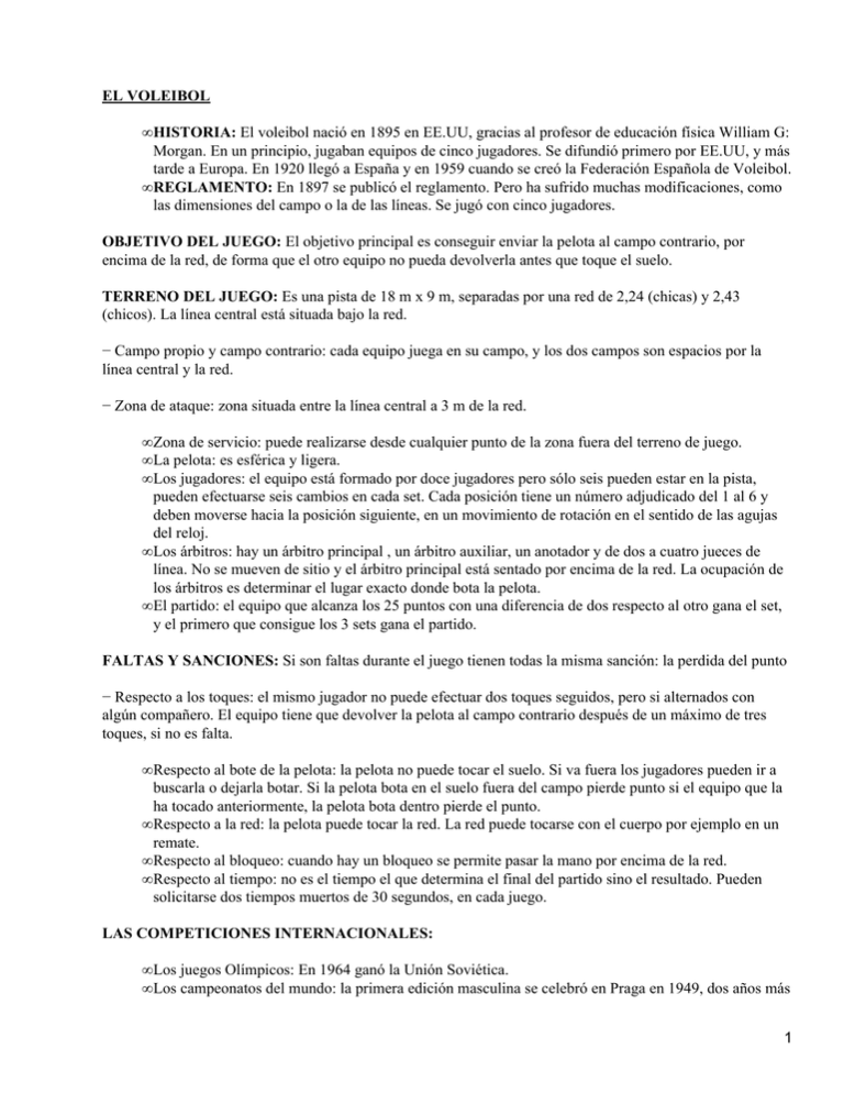 Fundamentos de voleibol