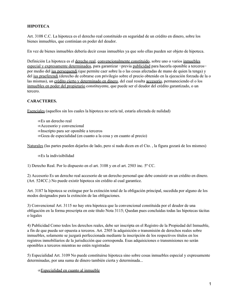 Hipoteca