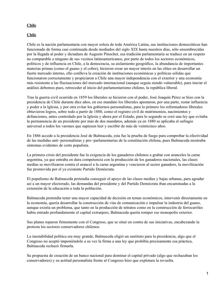 Historia chilena
