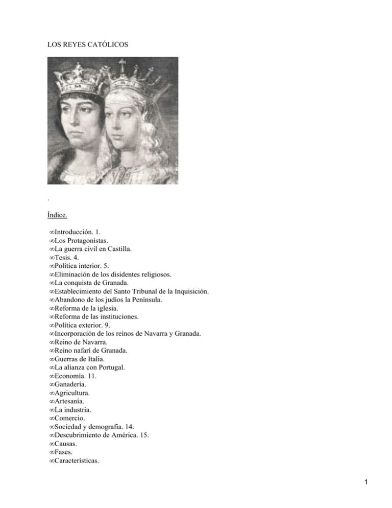 Los Reyes Católicos