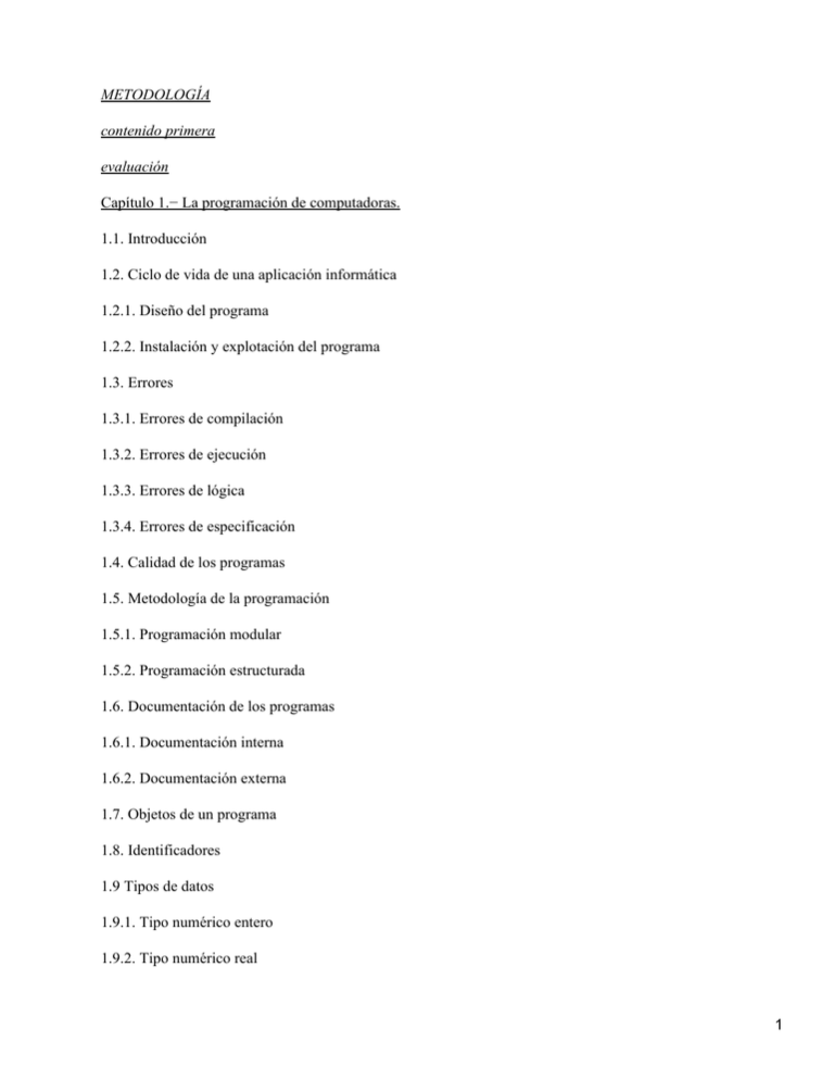 Metodología de programación