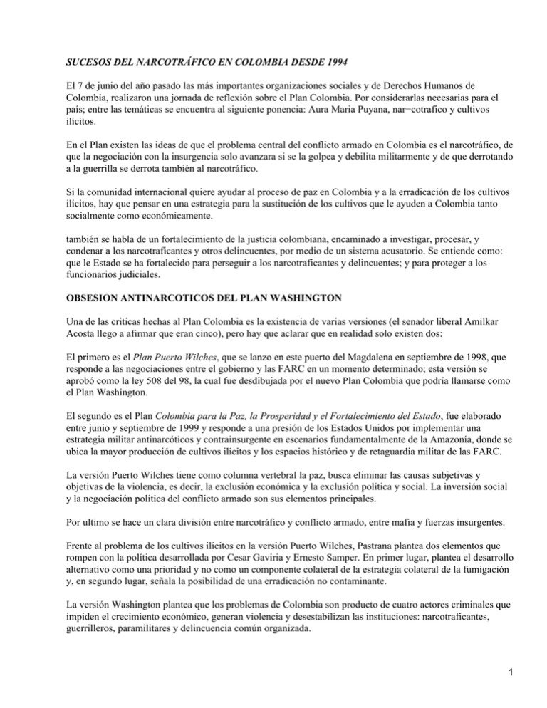 Narcotráfico en Colombia