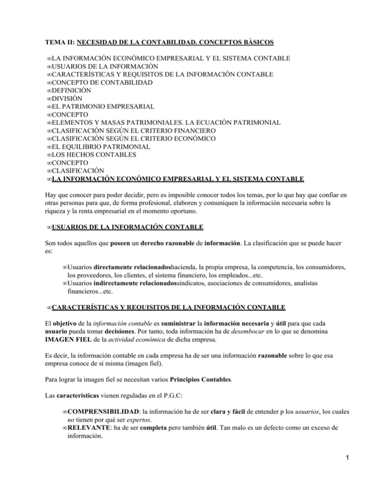 Necesidad de la Contabilidad