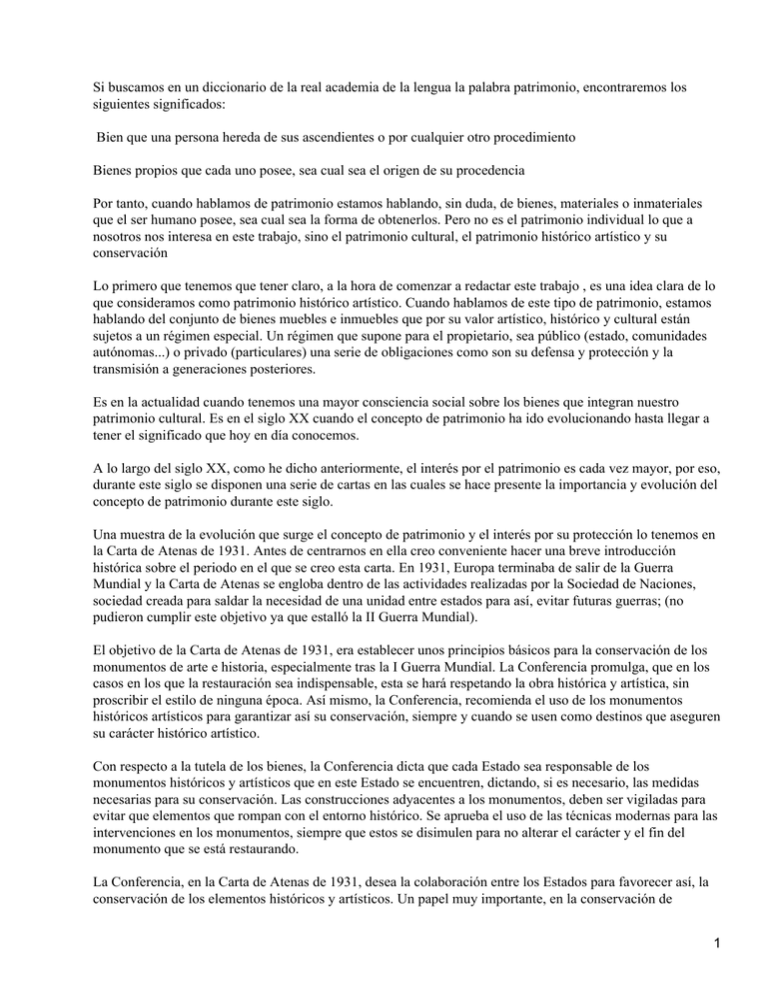 Patrimonio artístico