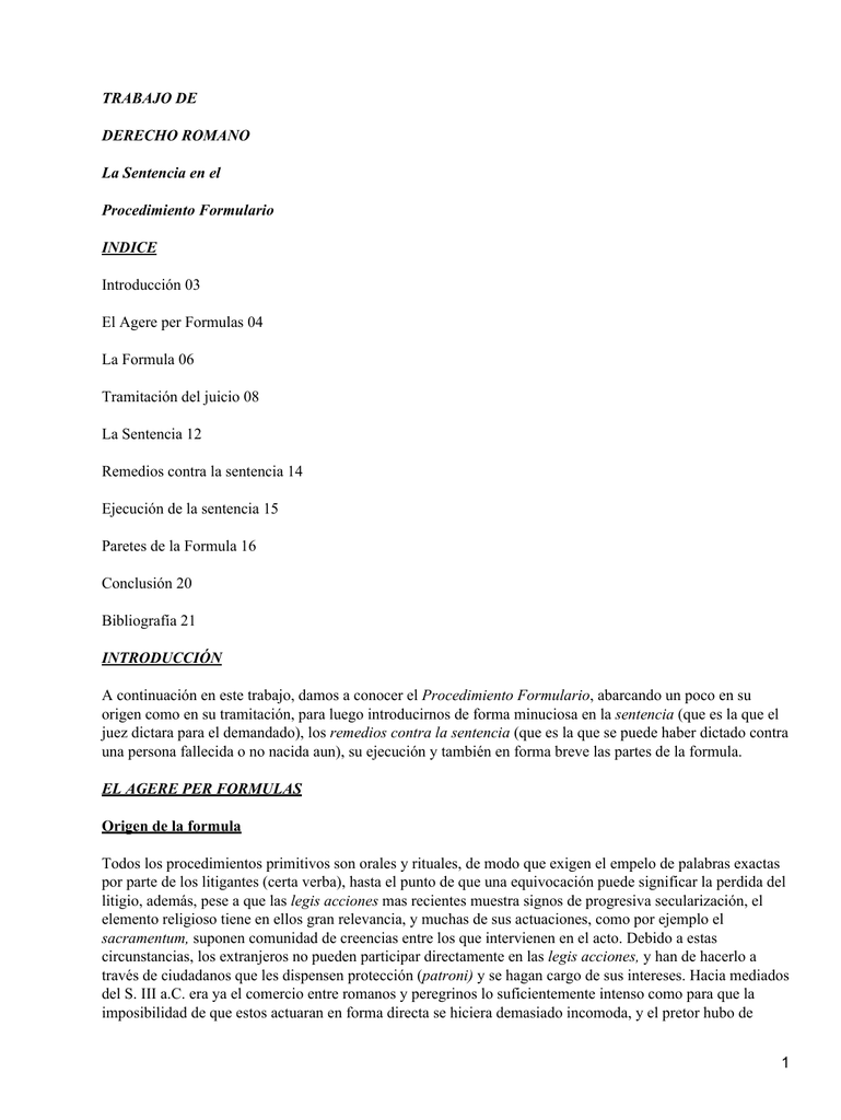 Procedimiento Formulario