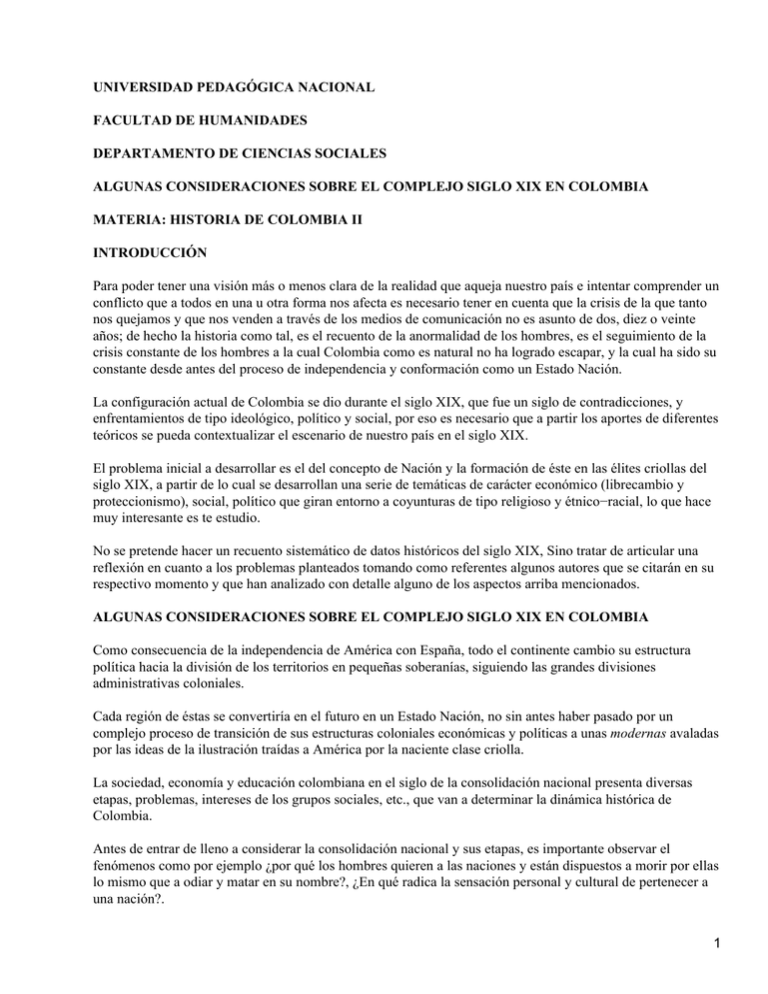 Siglo XIX en Colombia