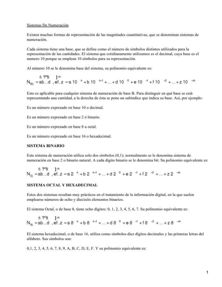 Sistemas De Numeración