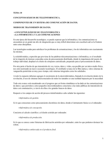 CONCEPTOS BASICOS DE TELEINFORMATICA