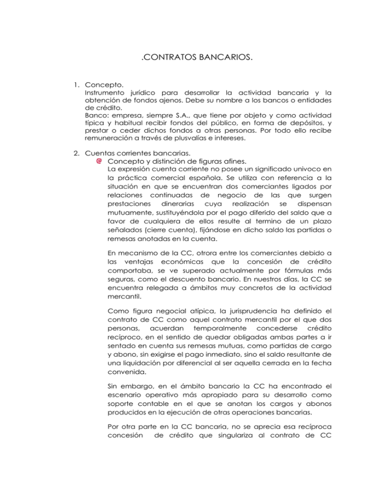 Contratos Bancarios