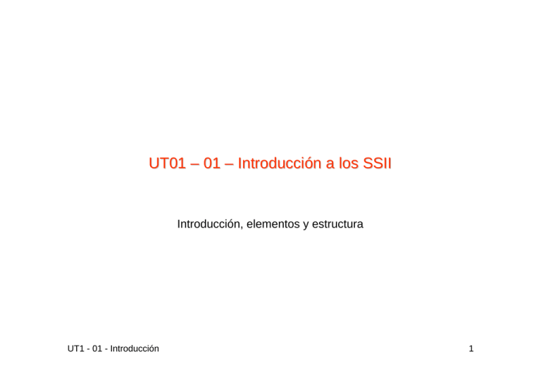 Introducción a los sistemas informáticos