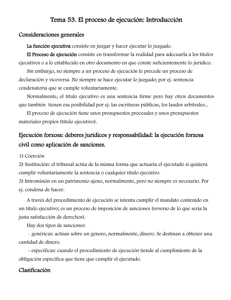 Proceso de ejecución