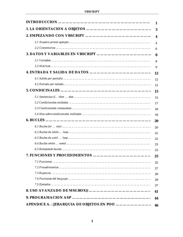 Visual Basic Script