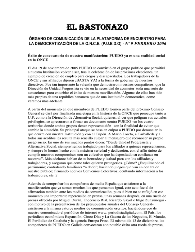El Bastonazo Número 9 - Febrero 2006