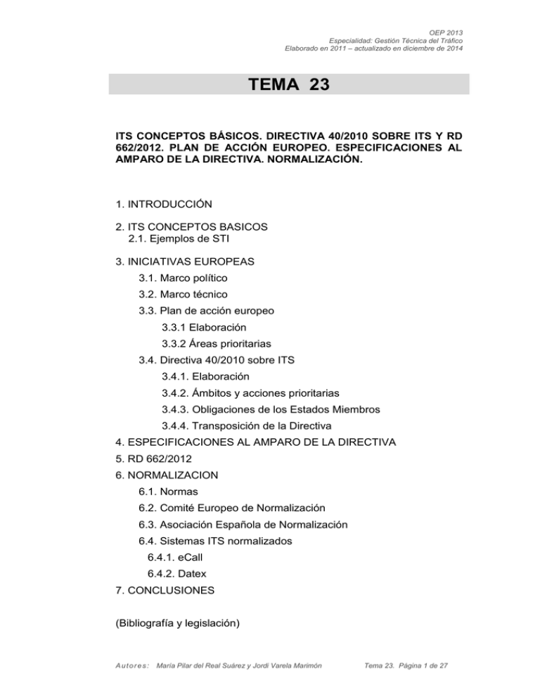 tema 23 - Dirección General de Tráfico