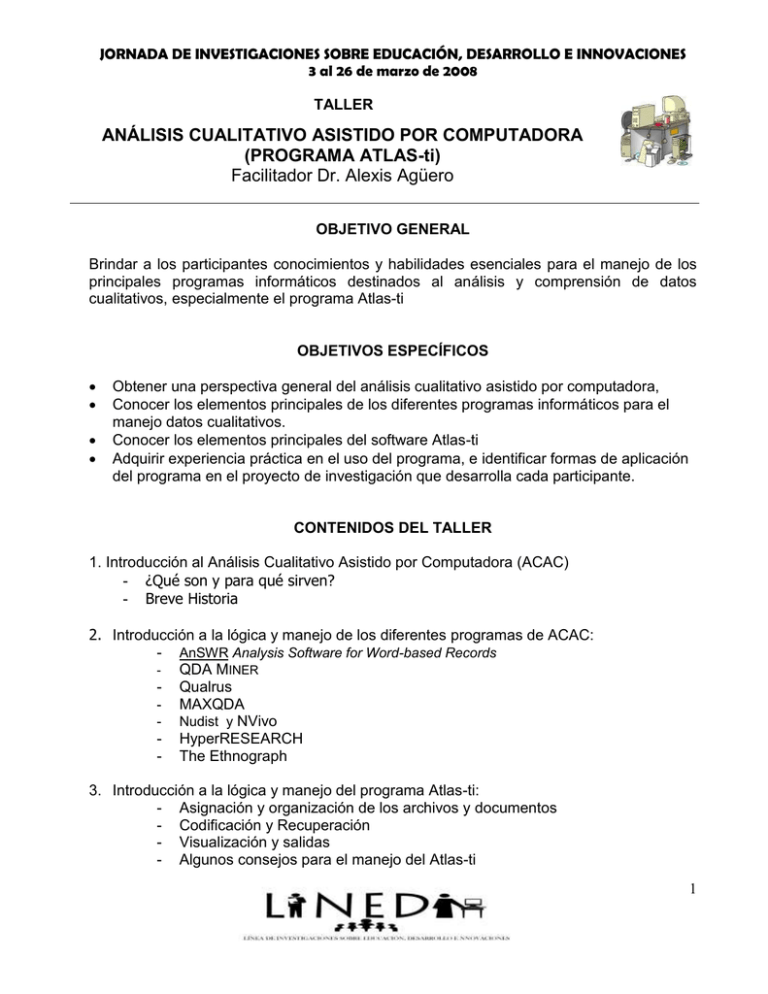 Computer Assisted Qualitative Data Analysis Software
