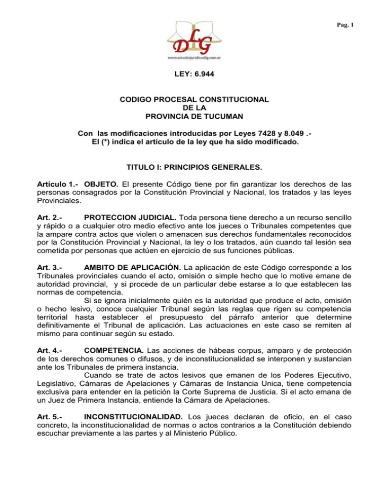 Código Procesal Costitucional