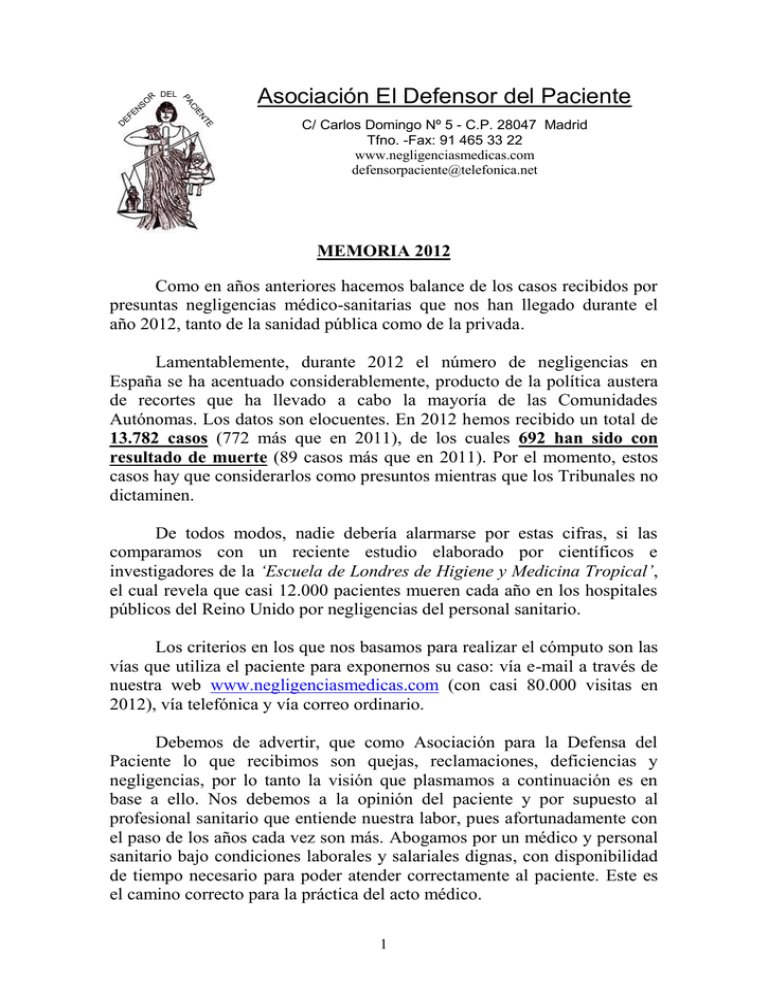 Asociación El Defensor del Paciente