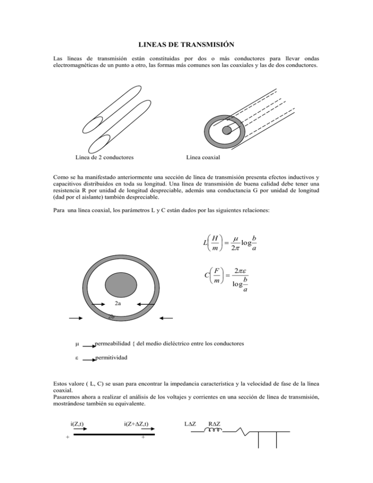 LINEAS DE TRANSMISIÓN