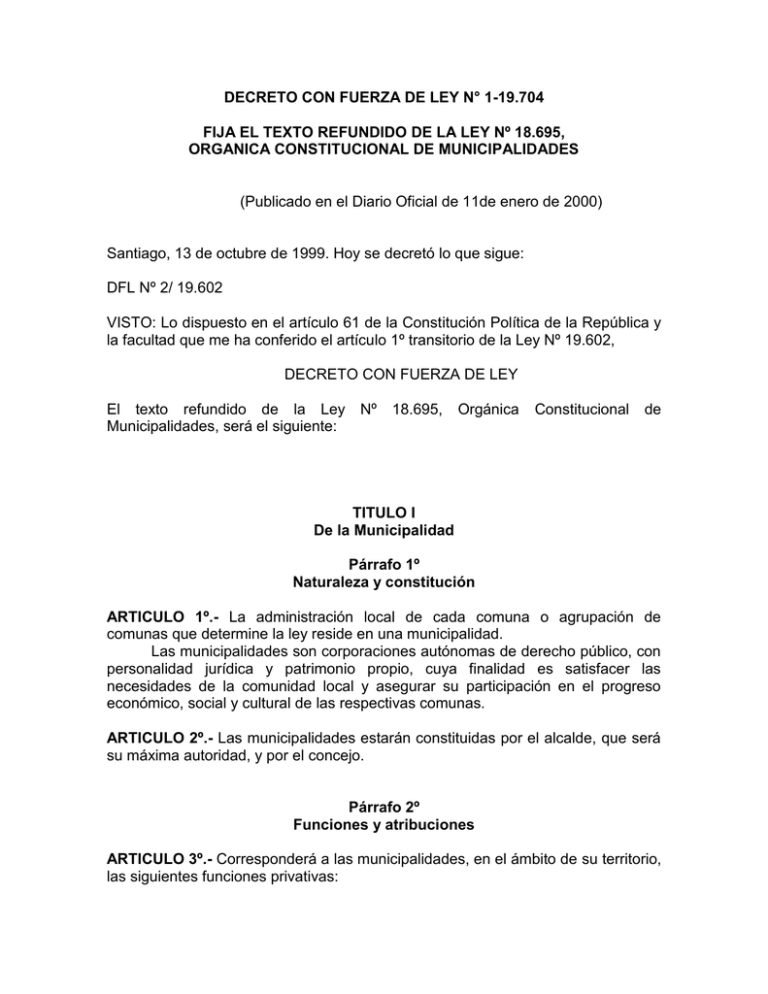 LEY 18 - Facultad de Derecho