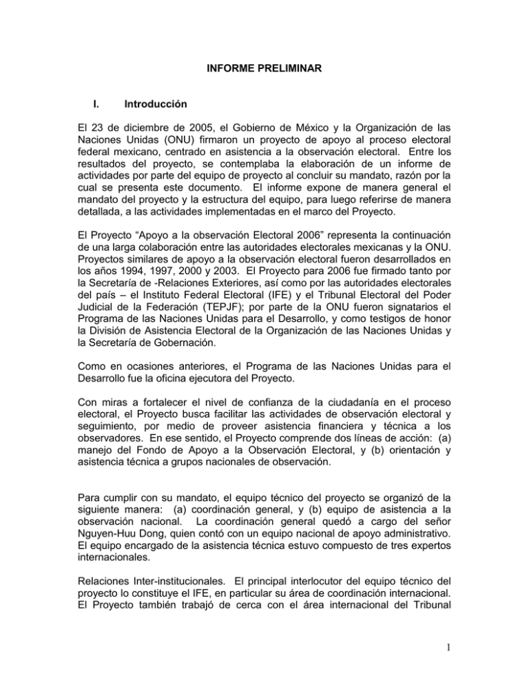 informe preliminar, texto completo, word 101KB