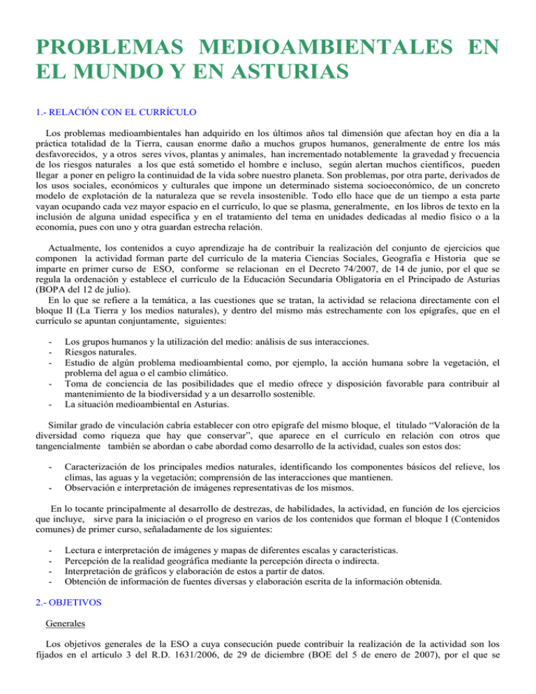 problemas medioambientales en asturias