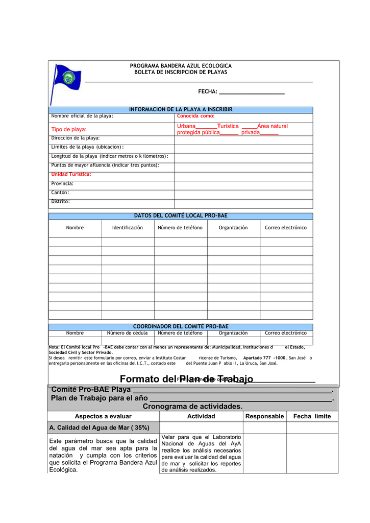 Programa Bandera Azul Ecológica