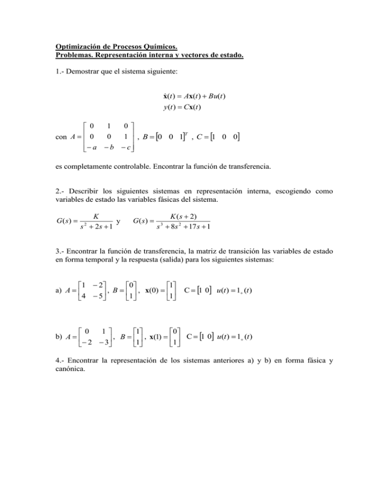 Optimización de Procesos Químicos