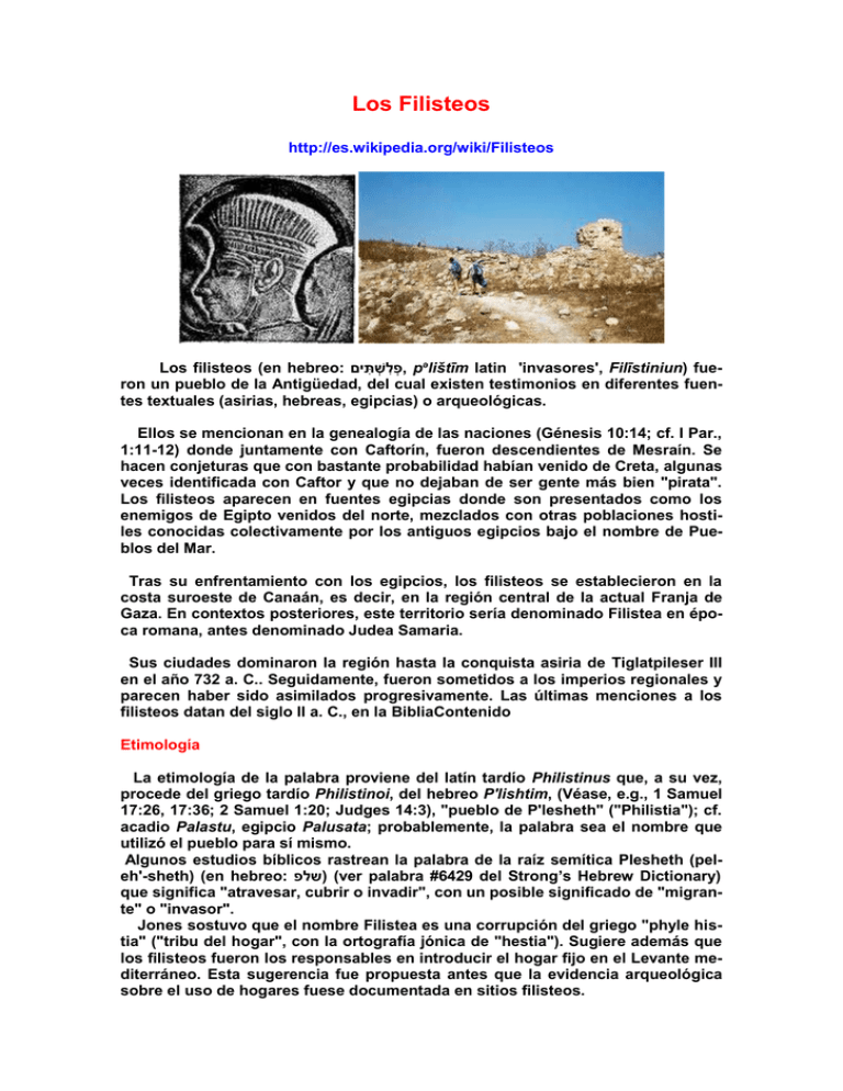 03 Los Filisteos