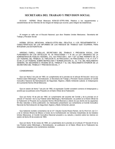 NOM-021-STPS-1994: Informes de Riesgos Laborales en México