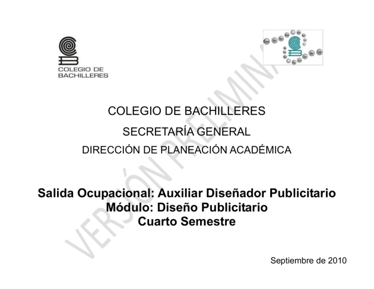 COLEGIO DE BACHILLERES SECRETARÍA GENERAL