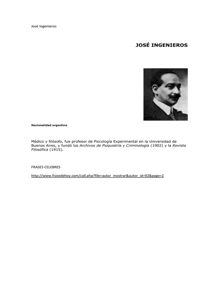 Jos Ingenieros