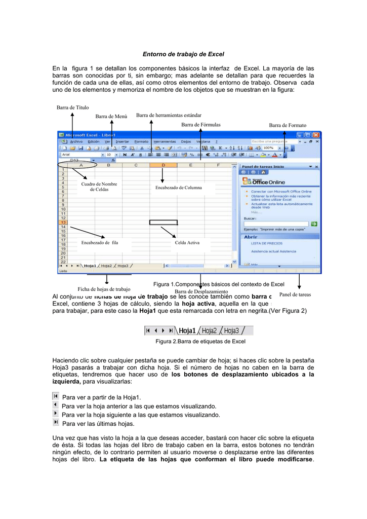 CONCEPTOS BÁSICOS PARA EL MANEJO DE EXCEL