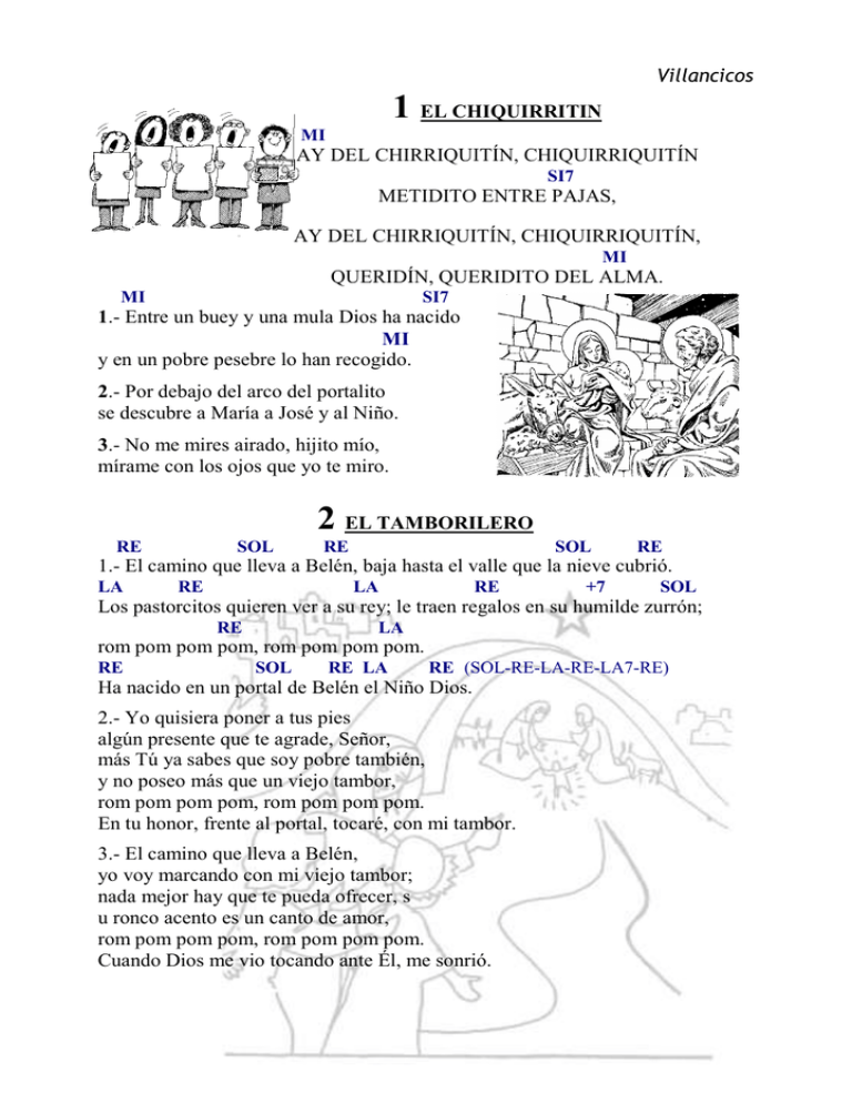 Villancicos 1 EL CHIQUIRRITIN MI AY DEL CHIRRIQUITÍN