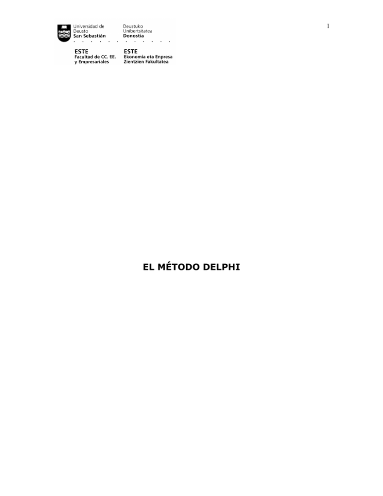 el método delphi
