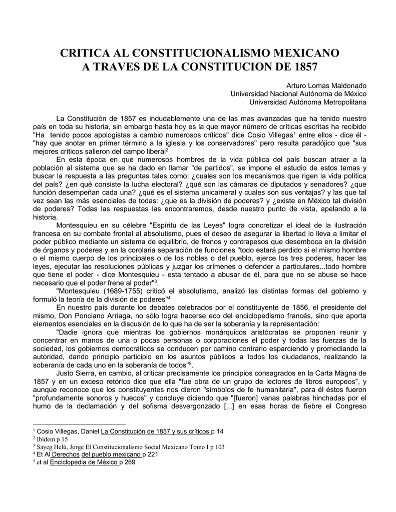 Constitucion 1857 - Universidad Autónoma Metropolitana