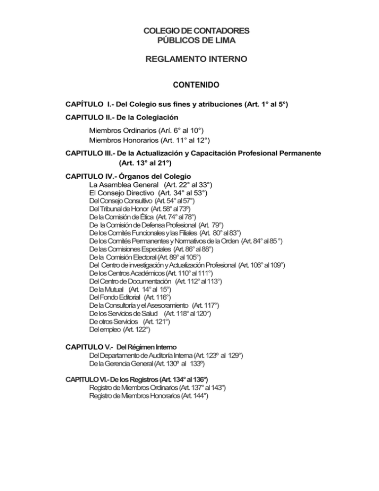 Colegio de Contadores Públicos de Lima