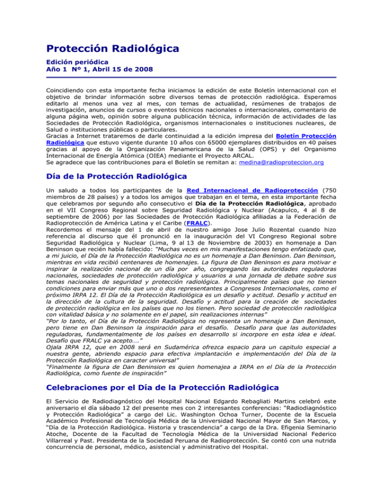 Protección Radiológica