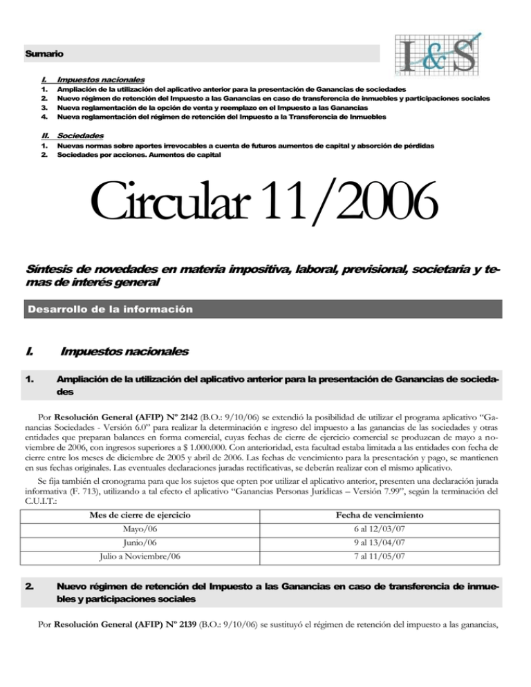2 Nuevo Régimen De Retención Del Impuesto A Las Ganancias En