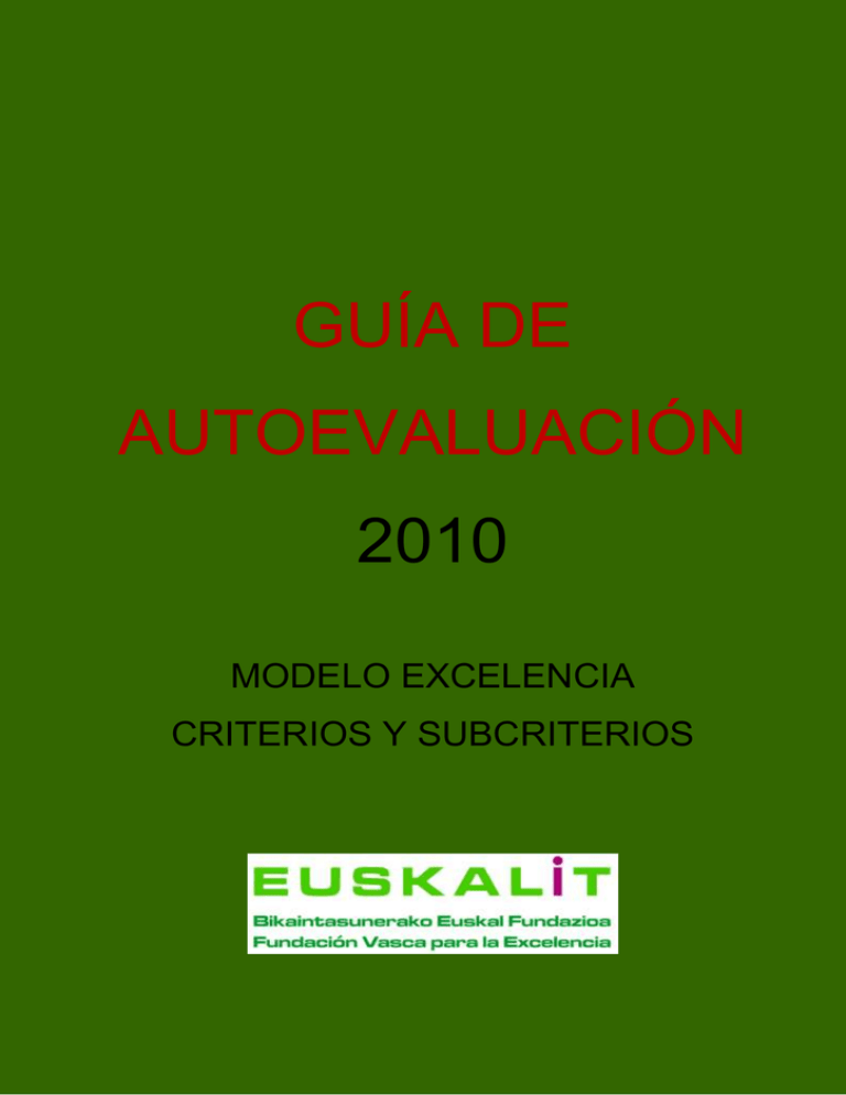 MODELO EUROPEO DE GESTION DE CALIDAD TOTAL MODELO EUROPEO DE GESTION DE CALIDAD TOTAL