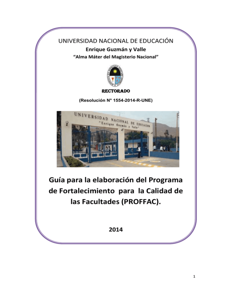 ESTRUCTURA DE LA GUÍA DEL PROGRAMA DE