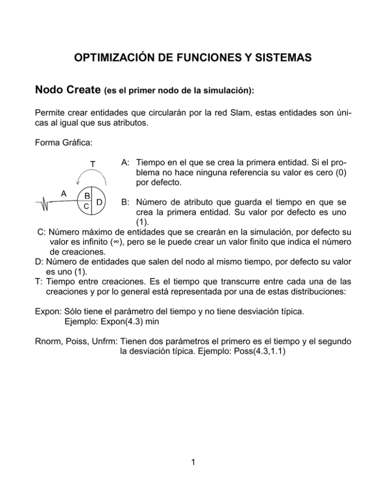 OPTIMIZACIÓN DE FUNCIONES Y SISTEMAS