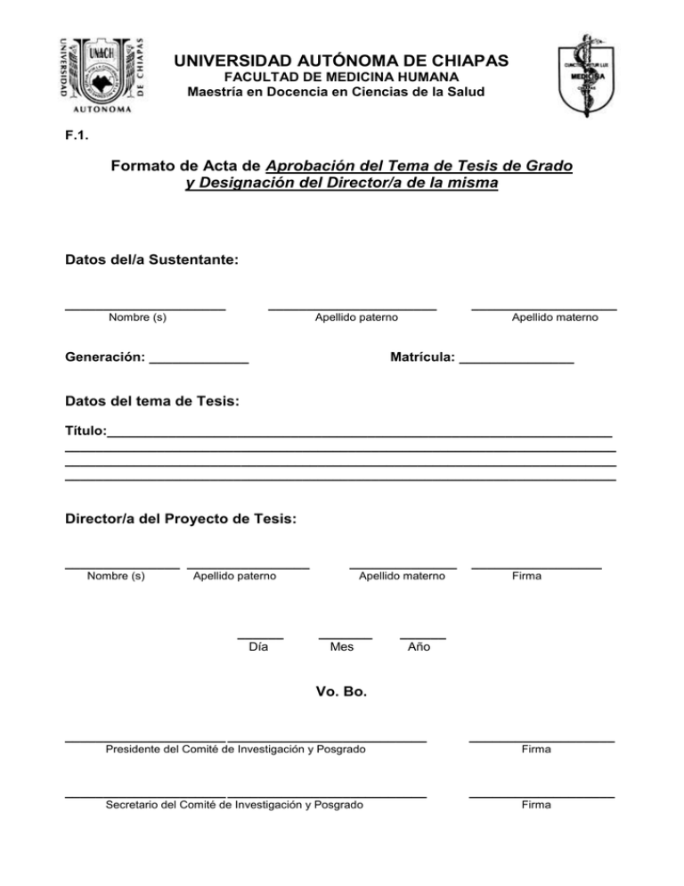 Formato para elaboración de tesis.