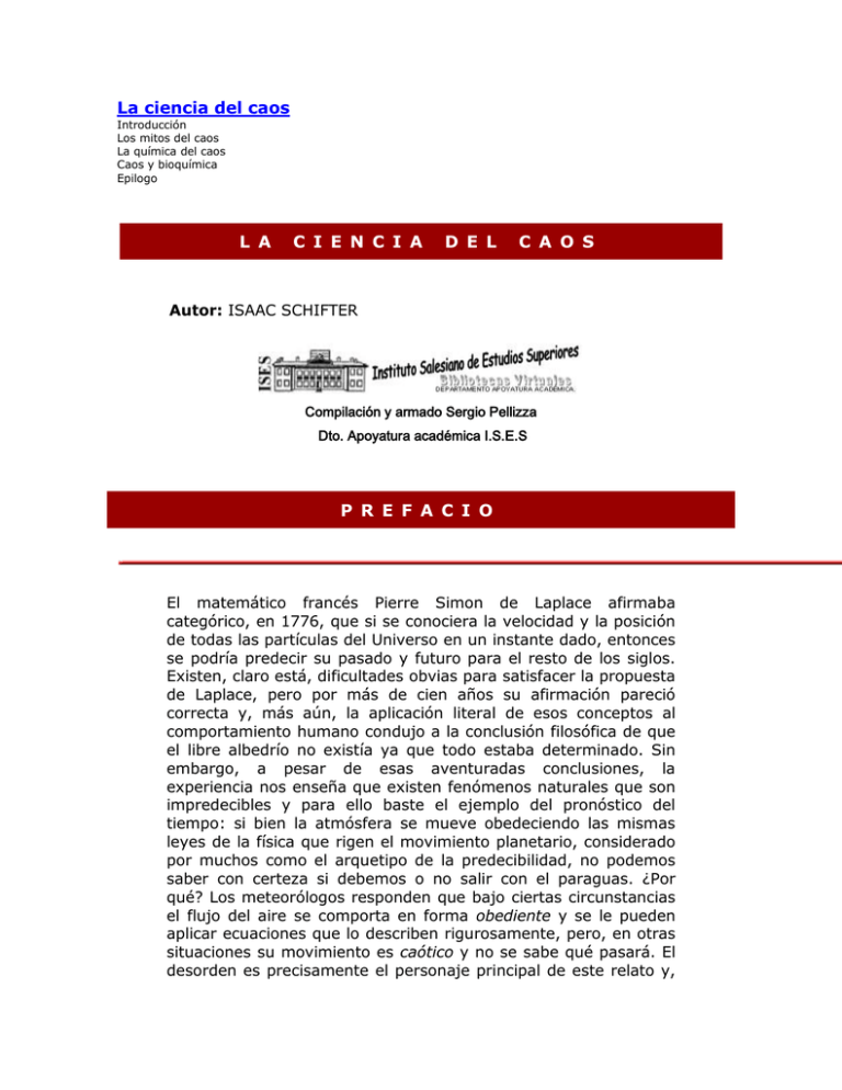 La ciencia del caos