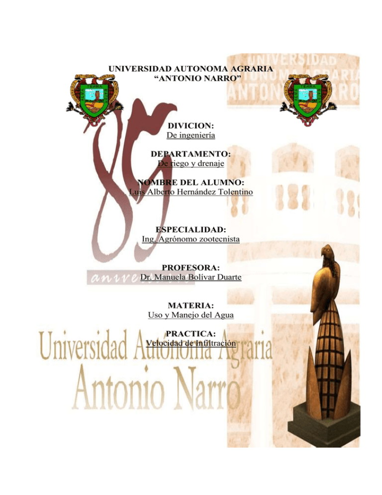 UNIVERSIDAD AUTONOMA AGRARIA ANTONIO NARRO