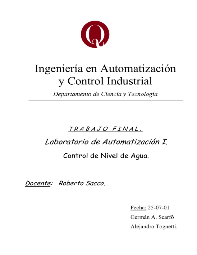 En la sección Startup se configuran las salidas y entradas