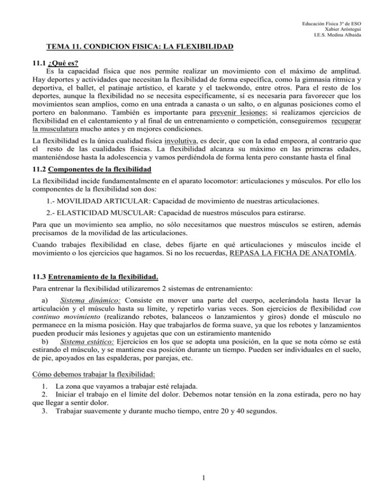 TEMA 1: EL CALENTAMIENTO