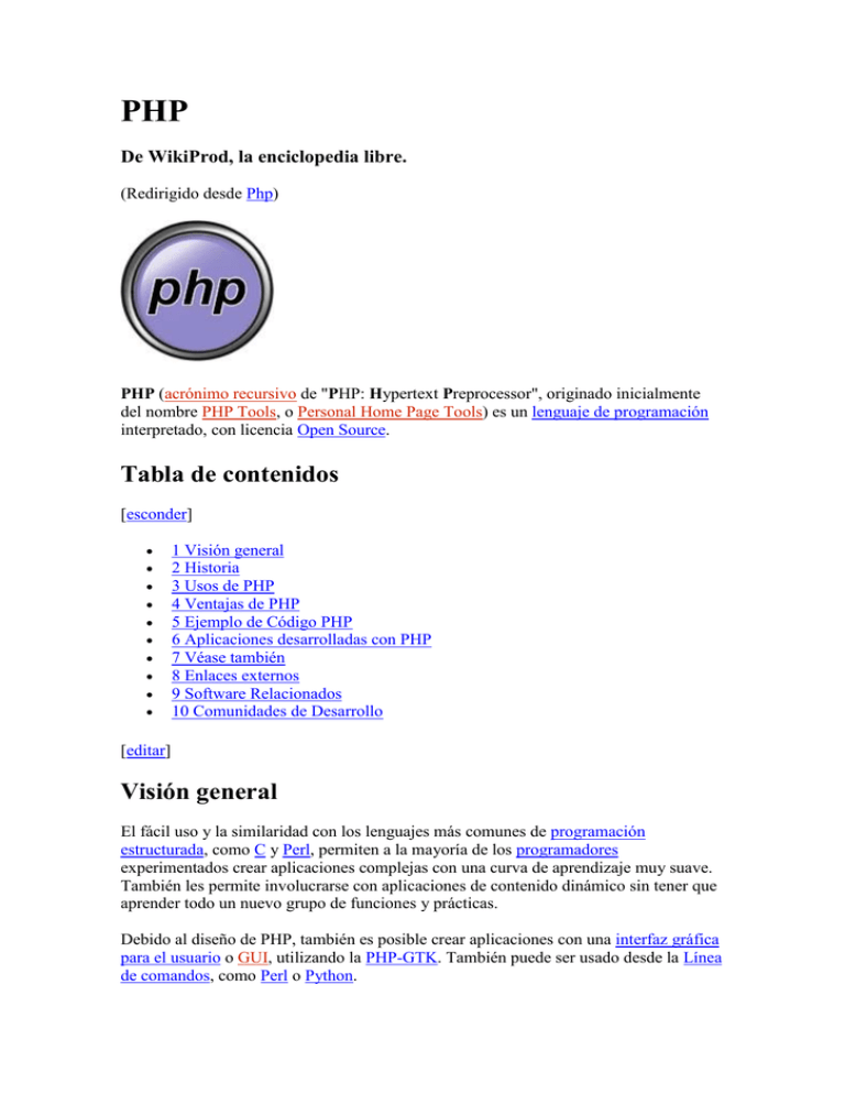 PHP