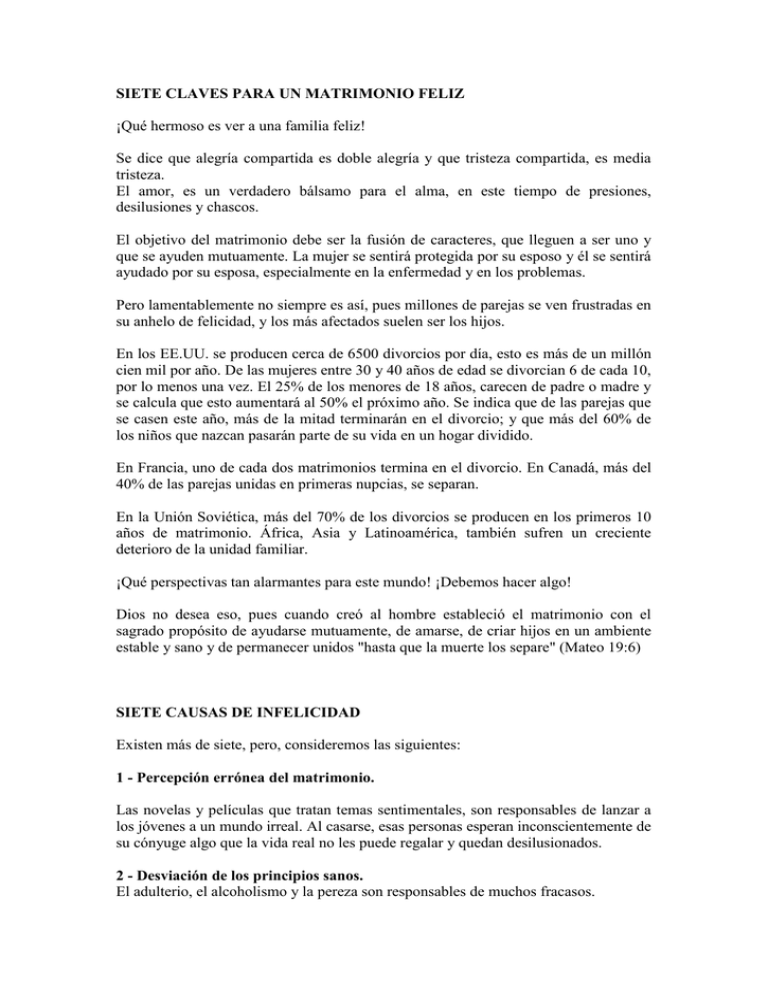 siete claves paraun matrimonio feliz