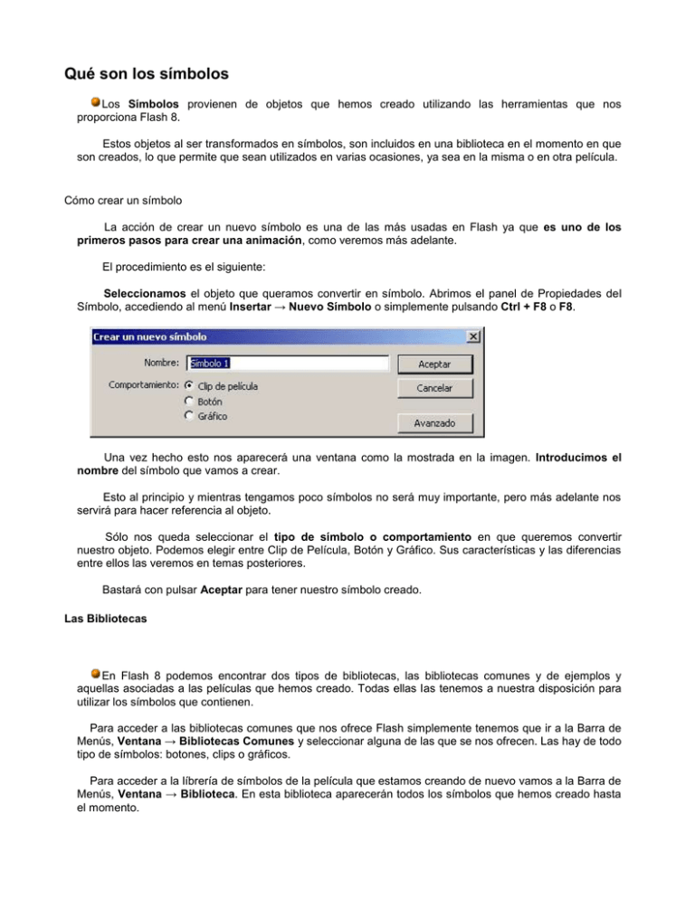 Qué son los símbolos